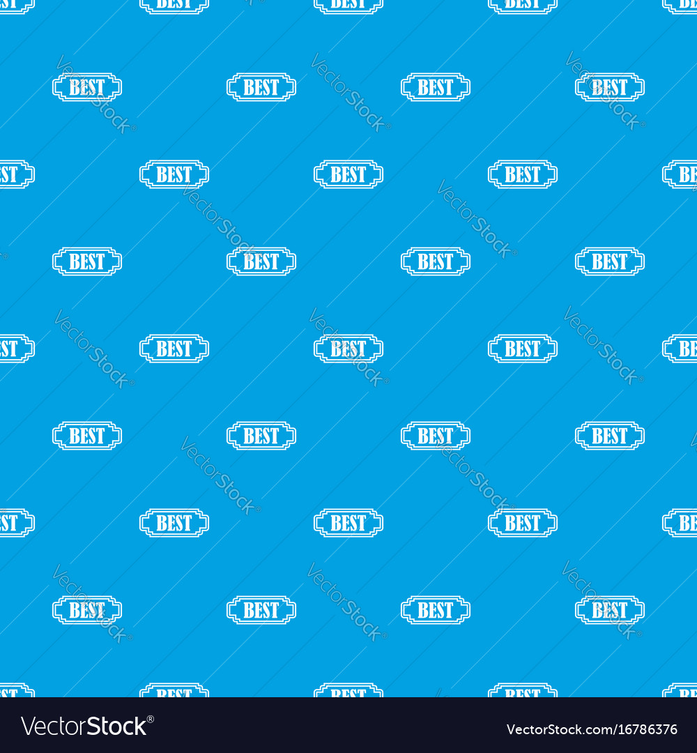 Best rectangle label pattern seamless blue Vector Image