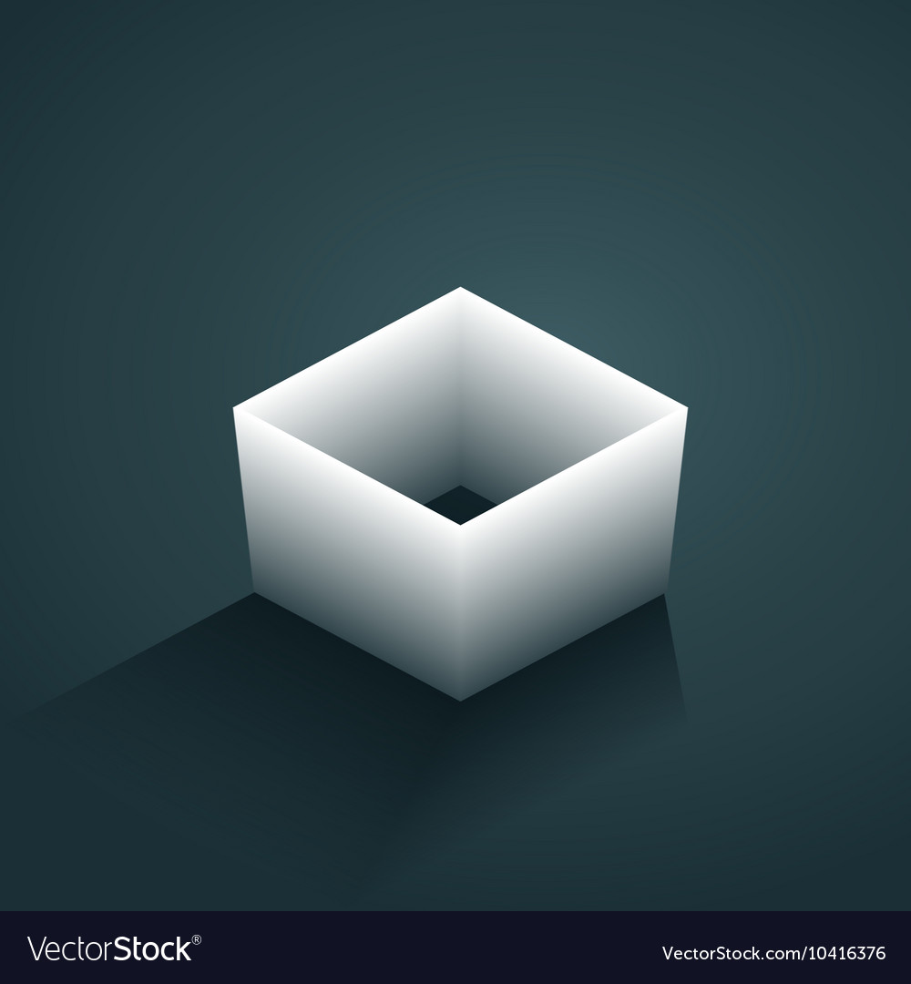 Empty box Royalty Free Vector Image - VectorStock