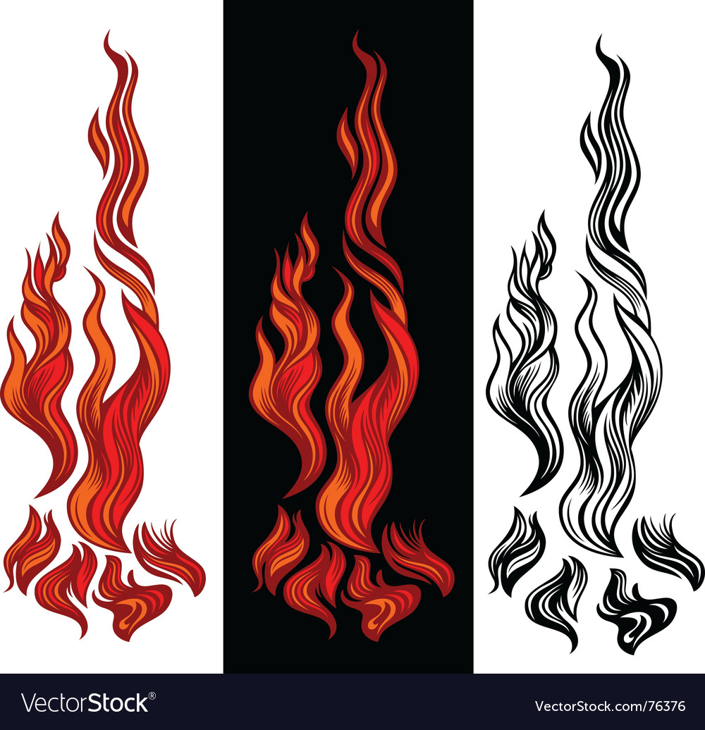 Fire Royalty Free Vector Image - VectorStock