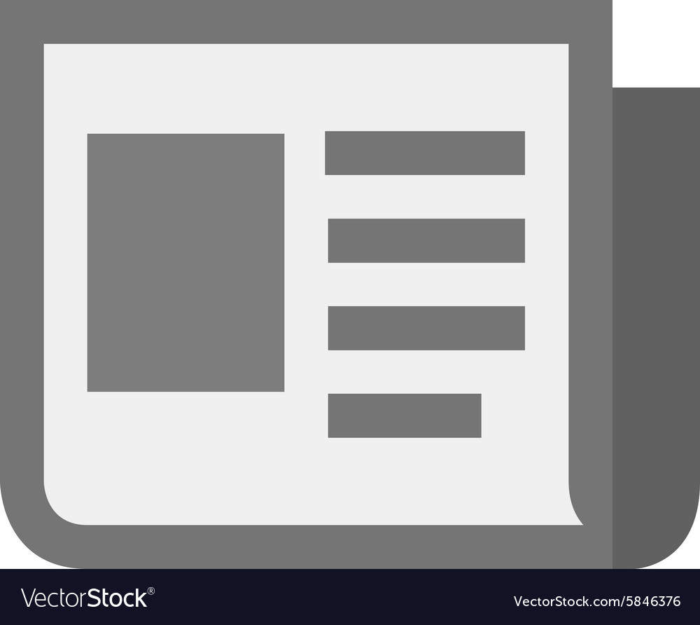 Newspaper Royalty Free Vector Image - VectorStock