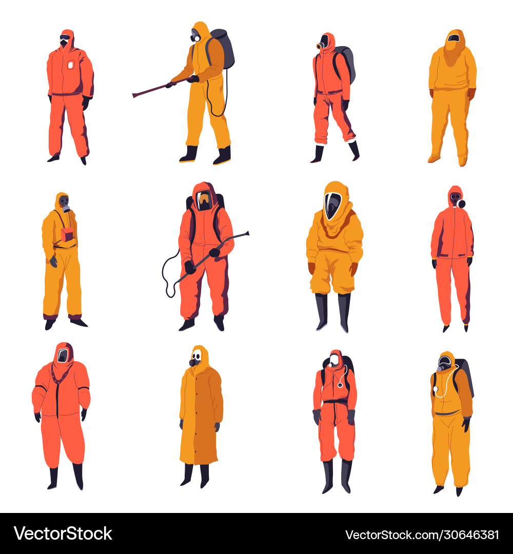 Disinfection service and deep cleaning specialist Vector Image