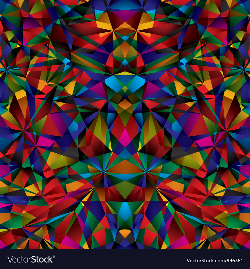 Geometric surface seamless pattern Royalty Free Vector Image