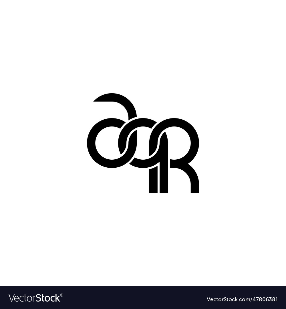 Letters monogram logo design Royalty Free Vector Image