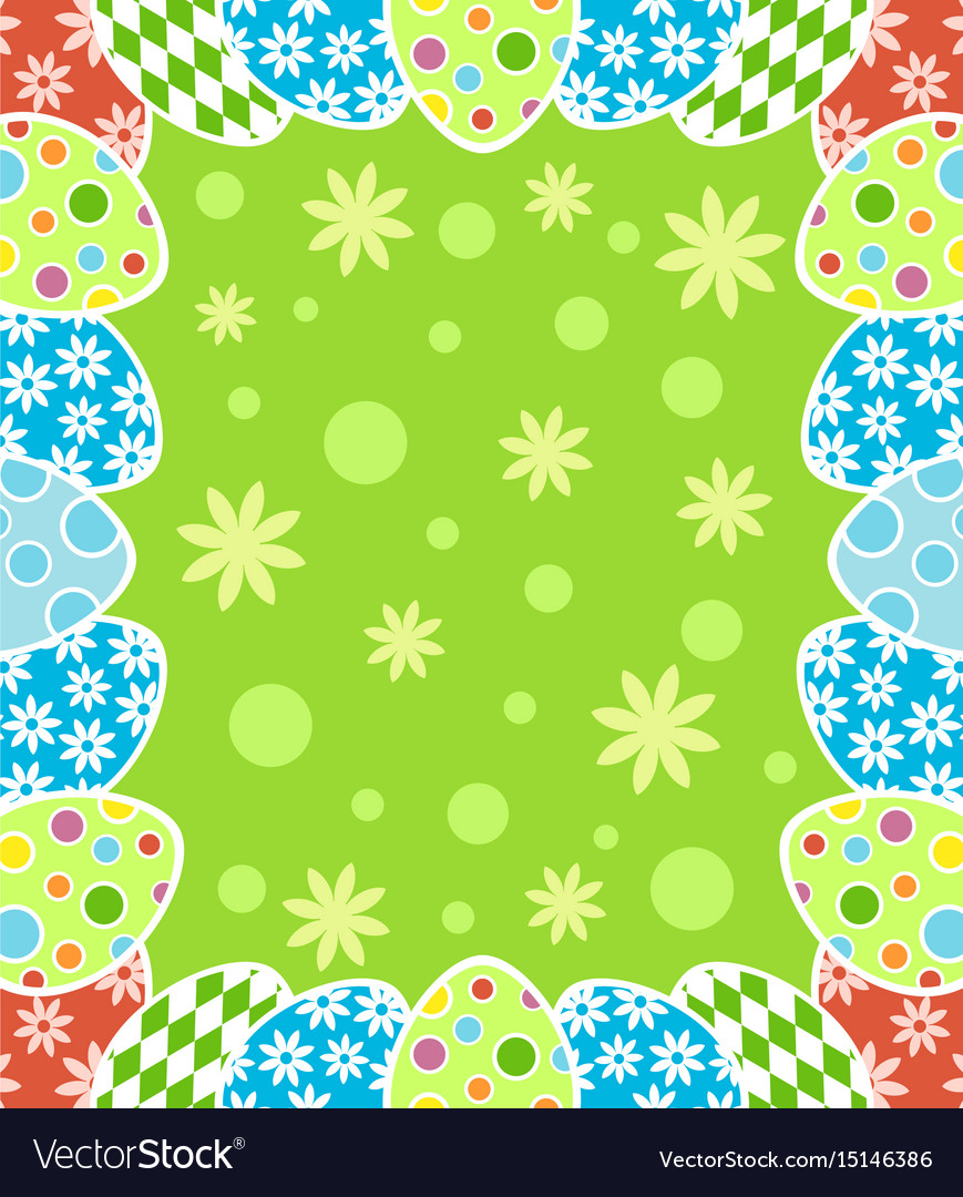 Easter background card Royalty Free Vector Image