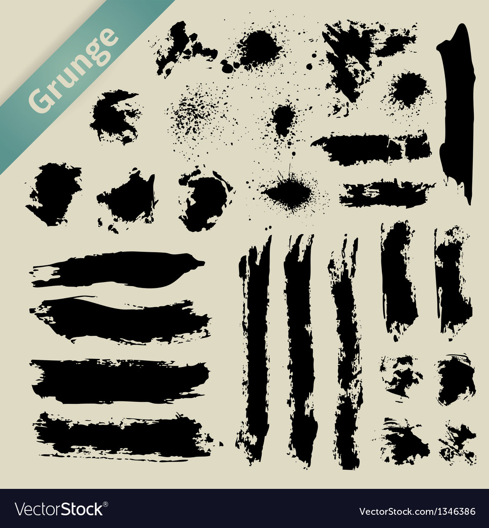 Grunge elements Royalty Free Vector Image - VectorStock