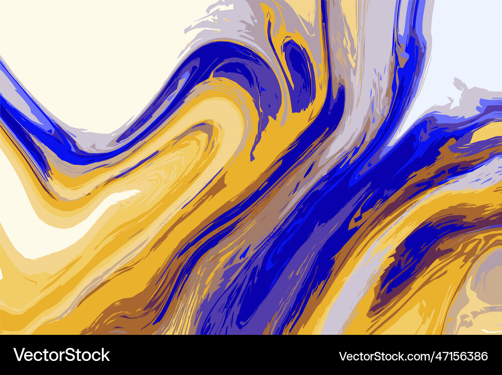 Multi-color abstract background acrylic painting Vector Image