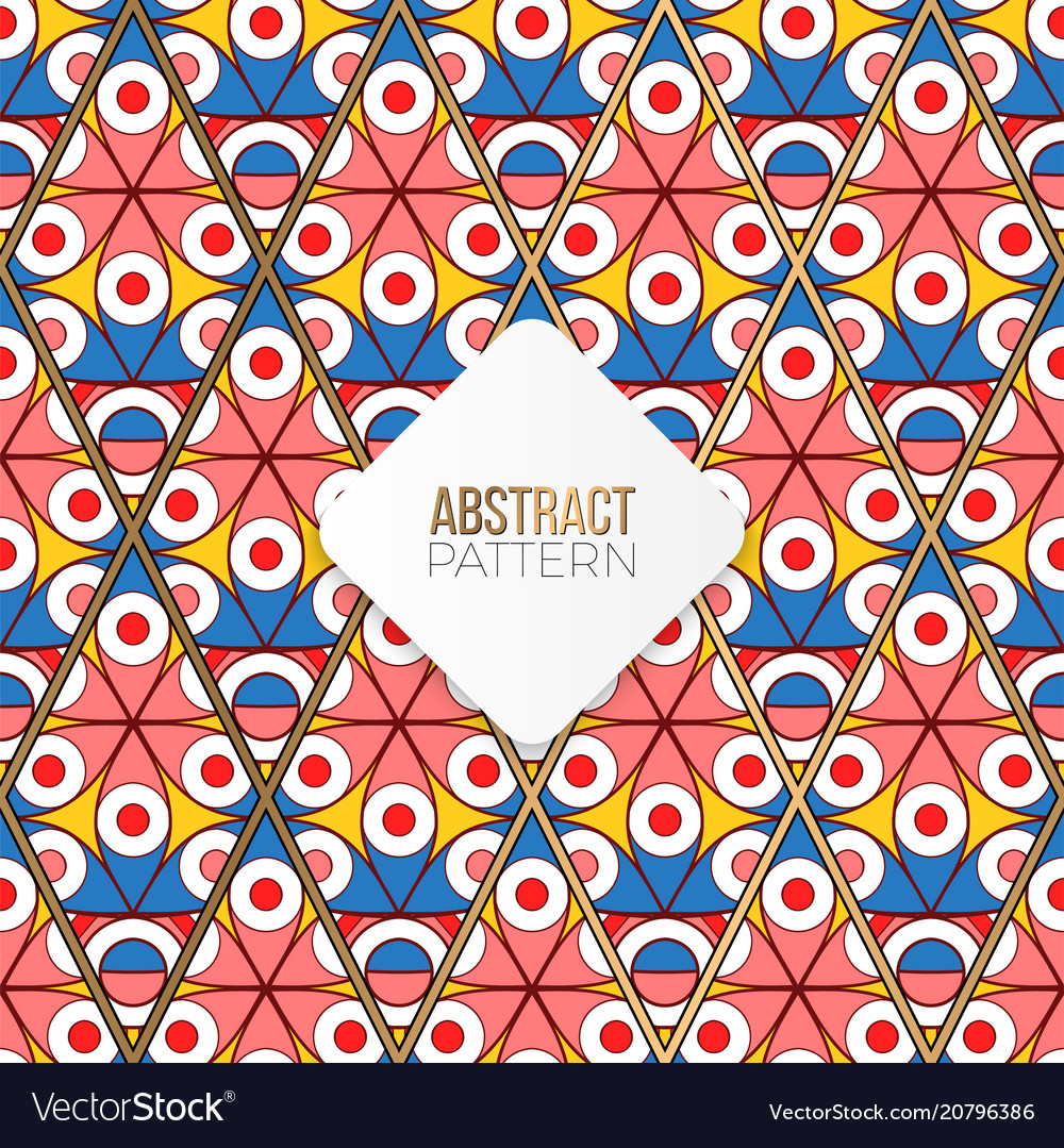 Seamless pattern tile Royalty Free Vector Image