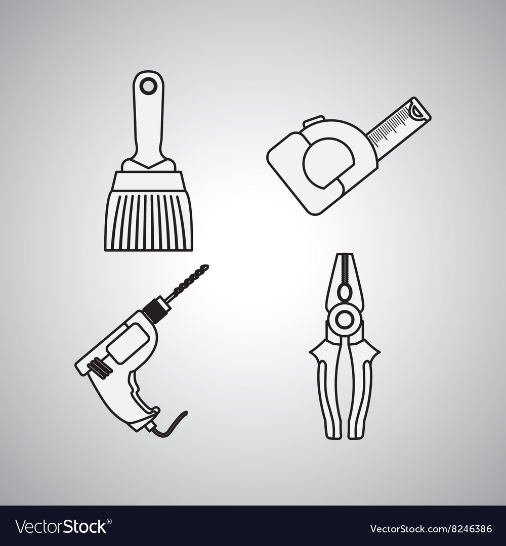 Tool design Royalty Free Vector Image - VectorStock