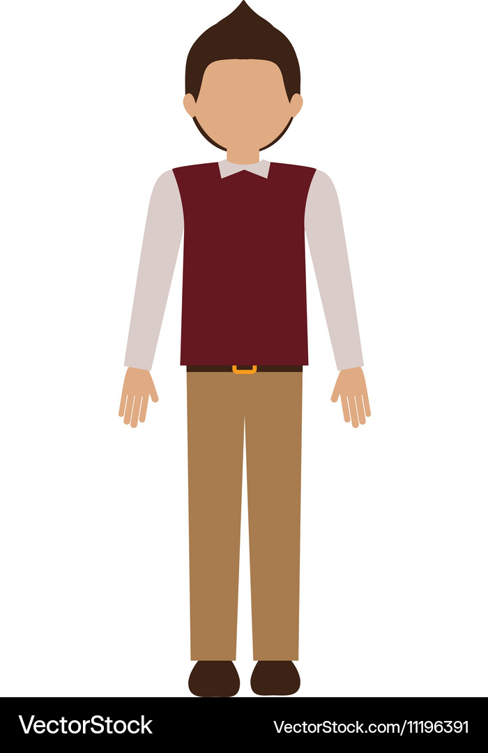 Avatar man cartoon Royalty Free Vector Image - VectorStock