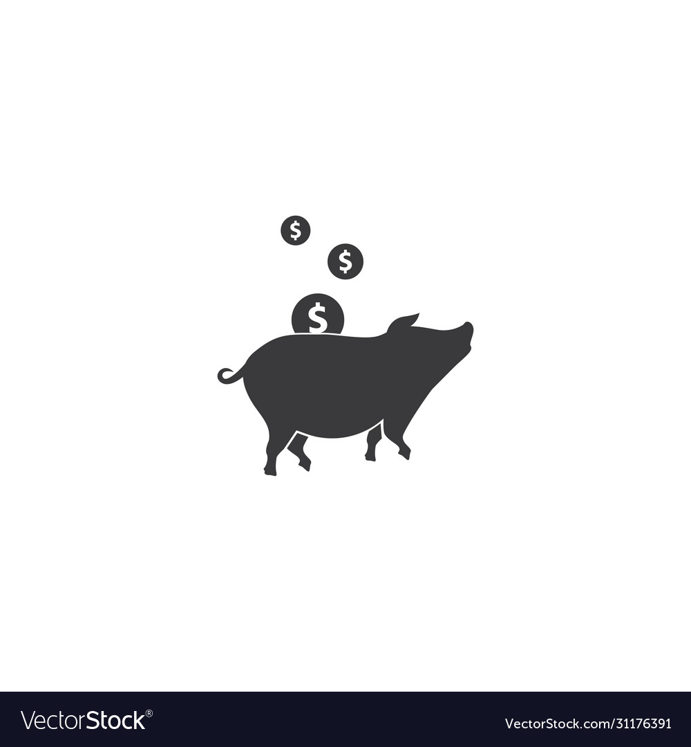 Pig logo Royalty Free Vector Image - VectorStock