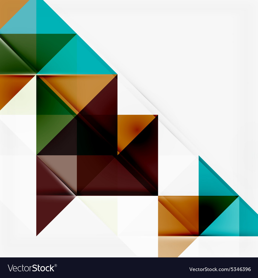 Abstract geometric background modern overlapping Vector Image