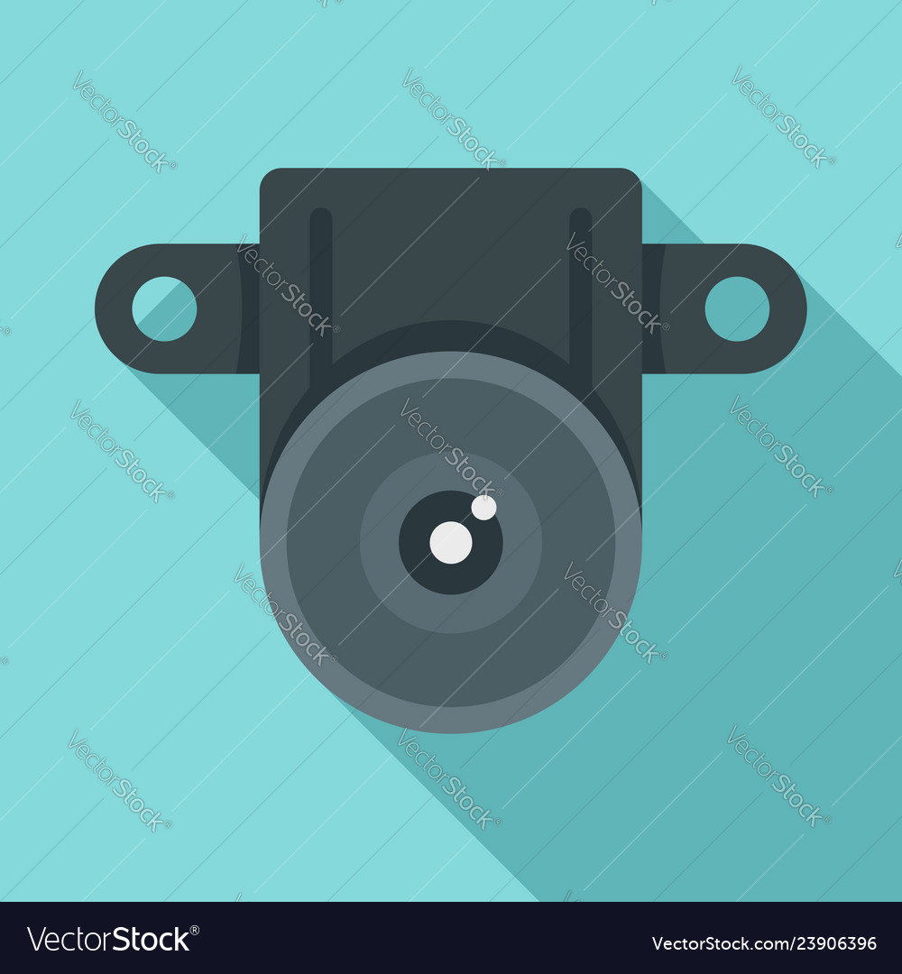 Action small camera icon flat style Royalty Free Vector