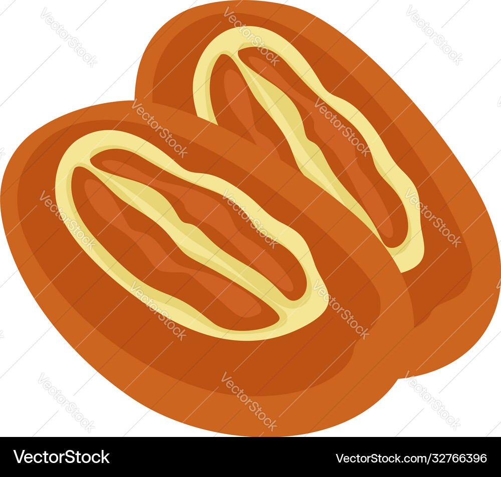 Delicious food on white background Royalty Free Vector Image