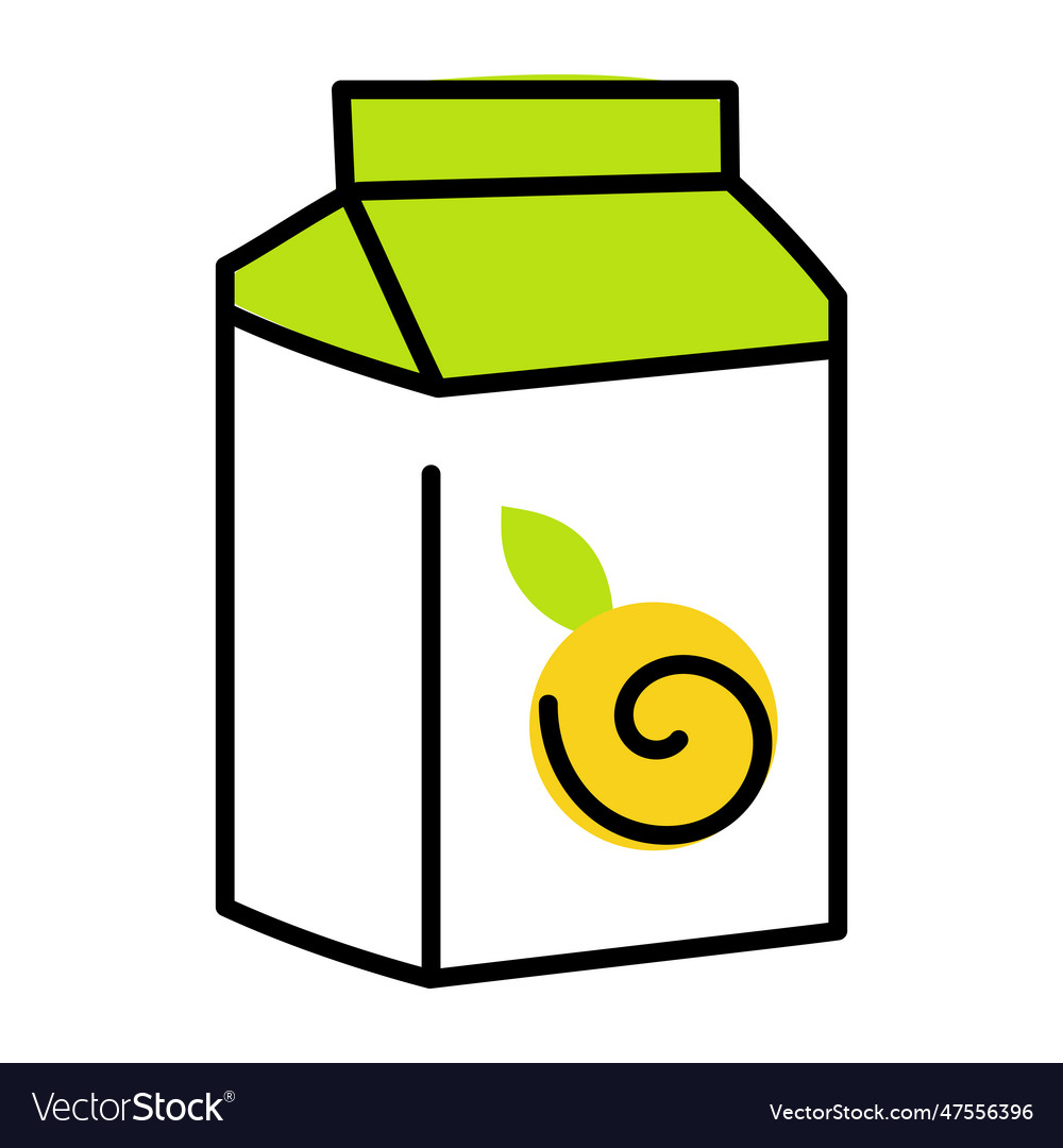 Juice packet Royalty Free Vector Image - VectorStock