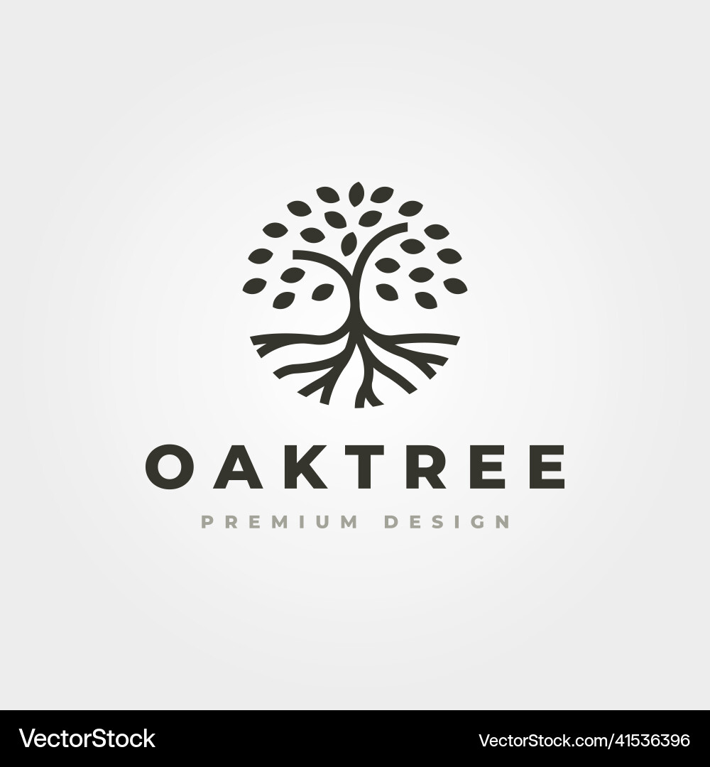 Simple Oak Tree Design