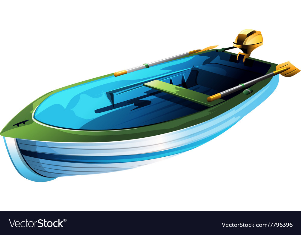 Rowing boat Royalty Free Vector Image - VectorStock