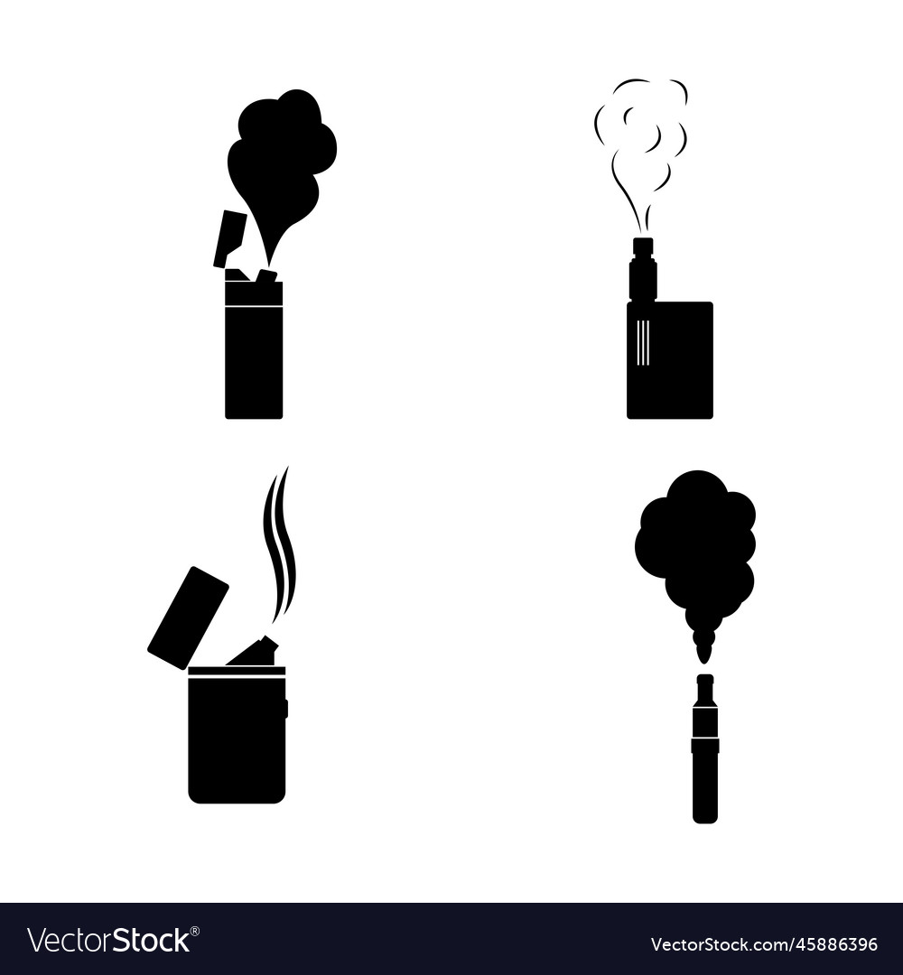 Vaping icon Royalty Free Vector Image - VectorStock