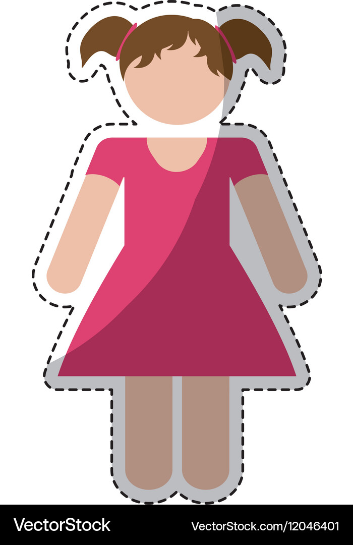 Cartoon woman icon Royalty Free Vector Image - VectorStock