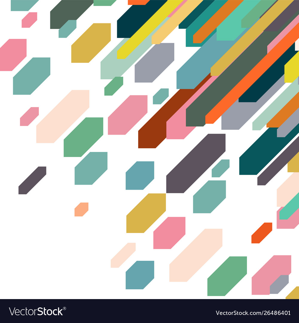 Colorful element abstract background Royalty Free Vector