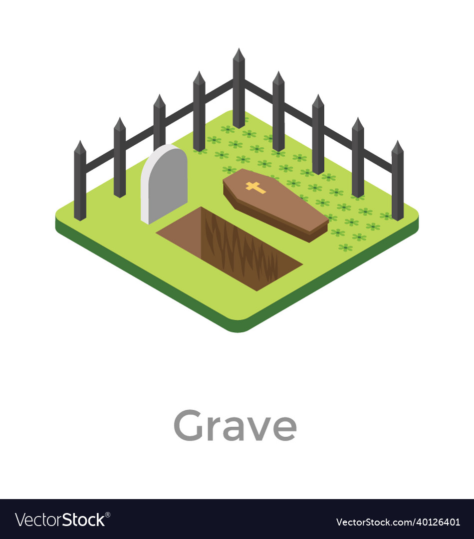 Graveyard Royalty Free Vector Image - VectorStock