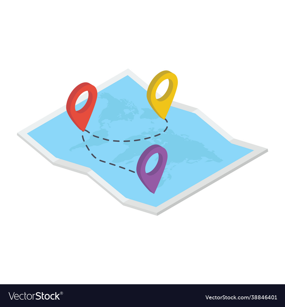 Location map Royalty Free Vector Image - VectorStock