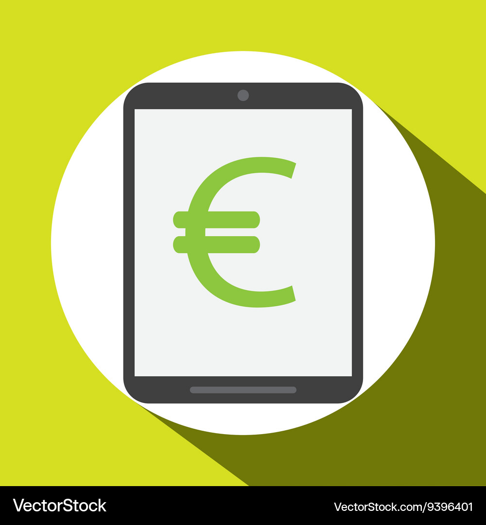 Money design financial item icon white Royalty Free Vector