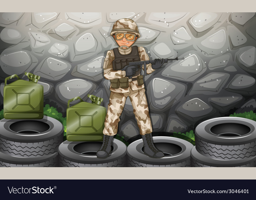 Soldier Royalty Free Vector Image - VectorStock