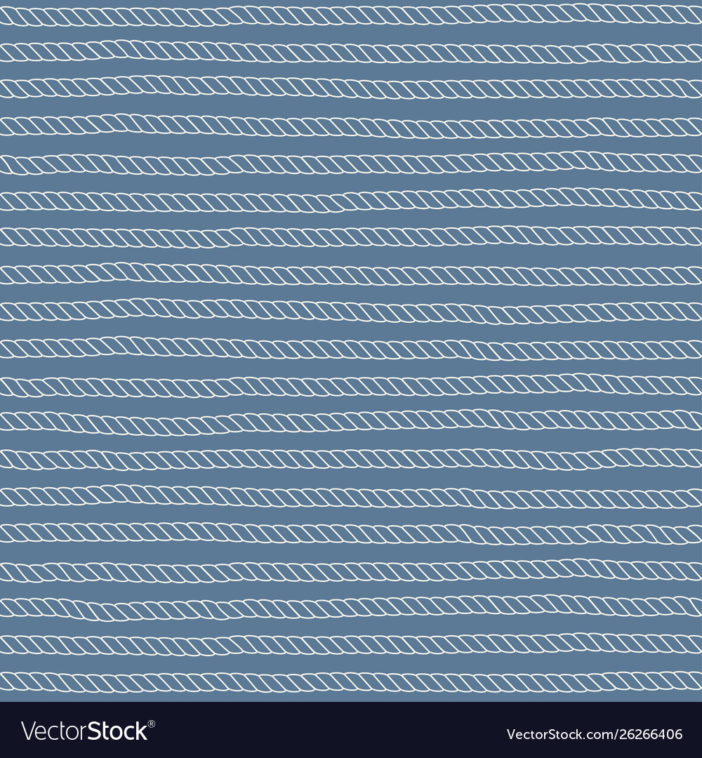 Linear rope seamless pattern Royalty Free Vector Image