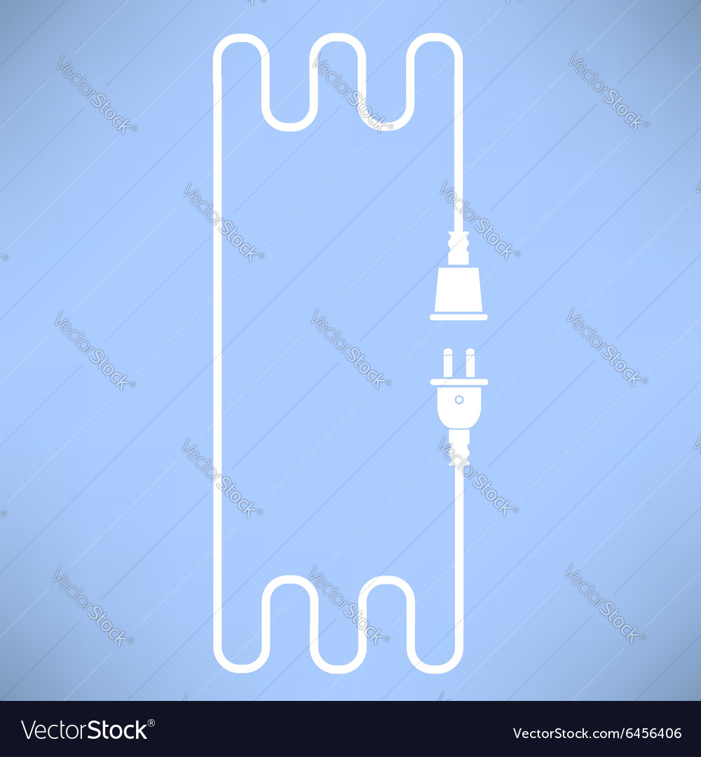 Plug and socket concept Royalty Free Vector Image