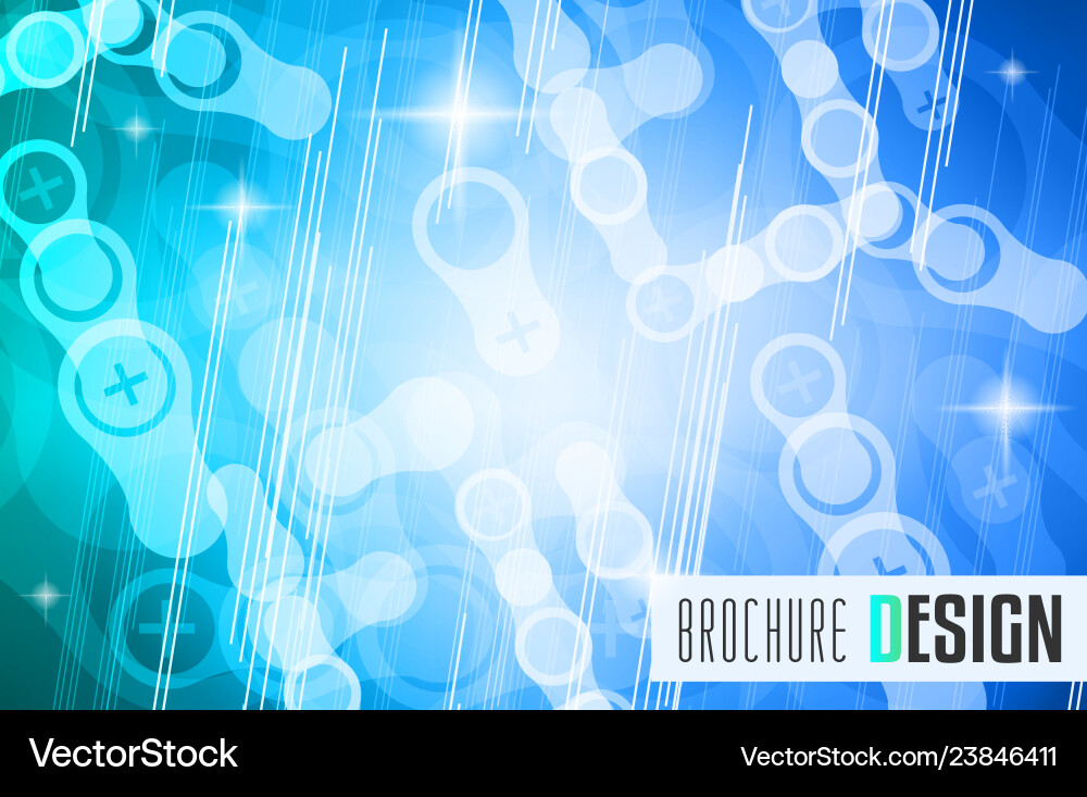 Brochure template flyer design or depliant cover Vector Image