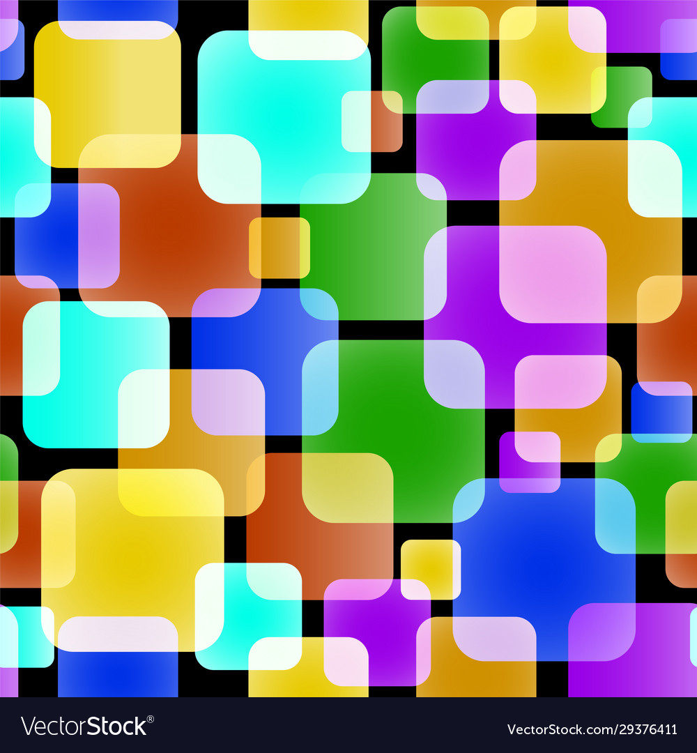 Seamless pattern overlap and transparent Vector Image