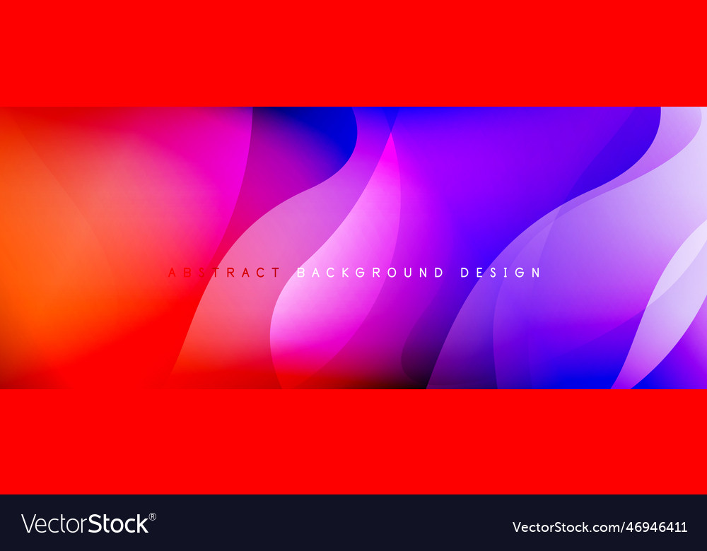 Trendy simple fluid color gradient abstract Vector Image