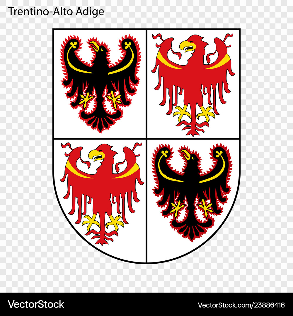 Emblem province italy Royalty Free Vector Image