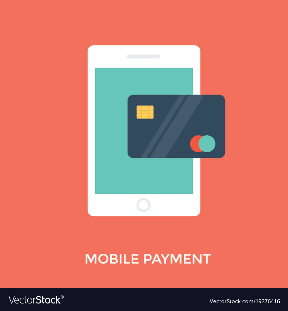 Mobile payment Royalty Free Vector Image - VectorStock
