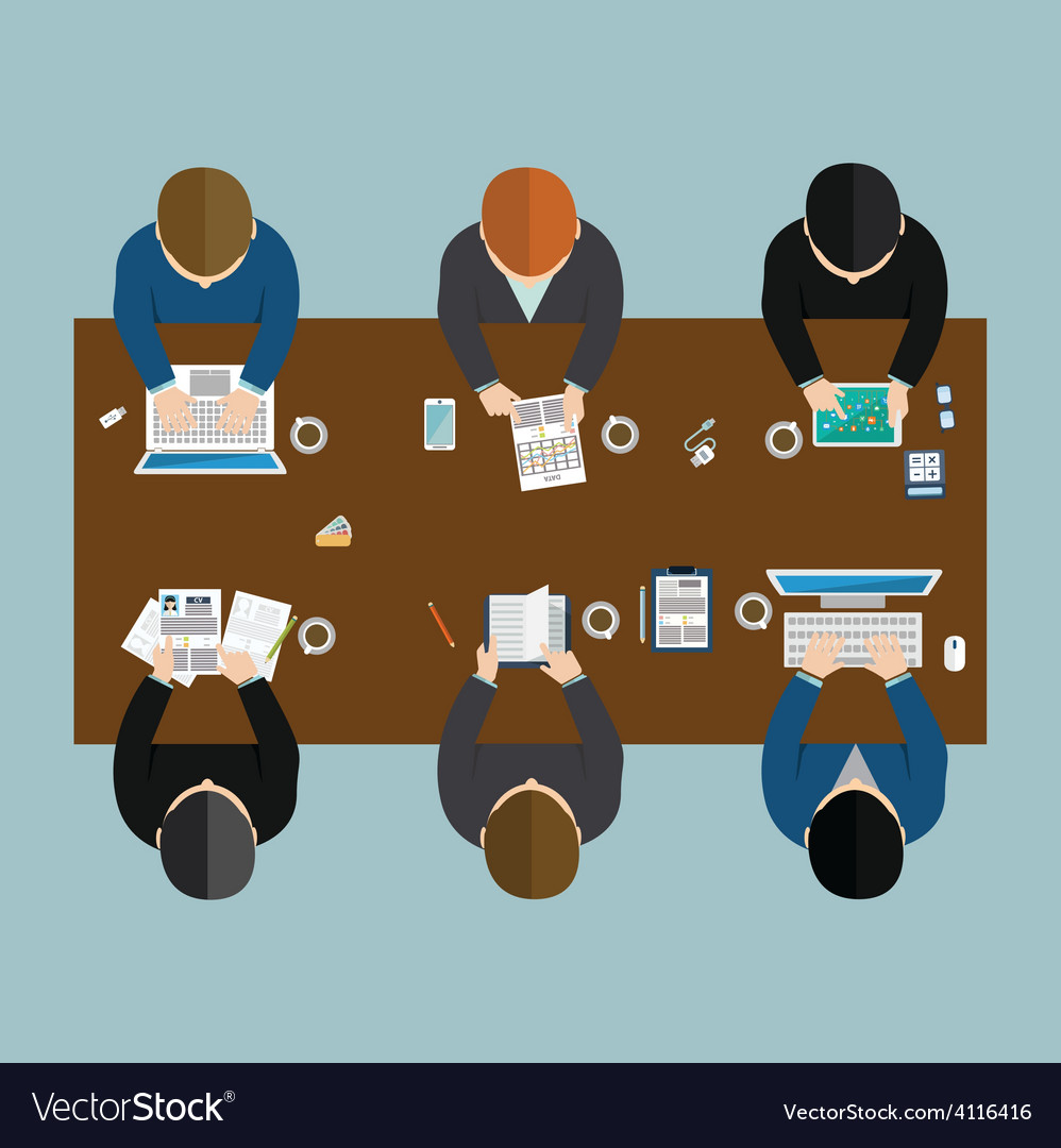 Working Royalty Free Vector Image - VectorStock