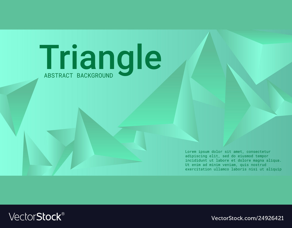 Abstract composition triangle Royalty Free Vector Image