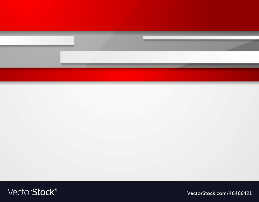 Abstract tech red and grey design Royalty Free Vector Image