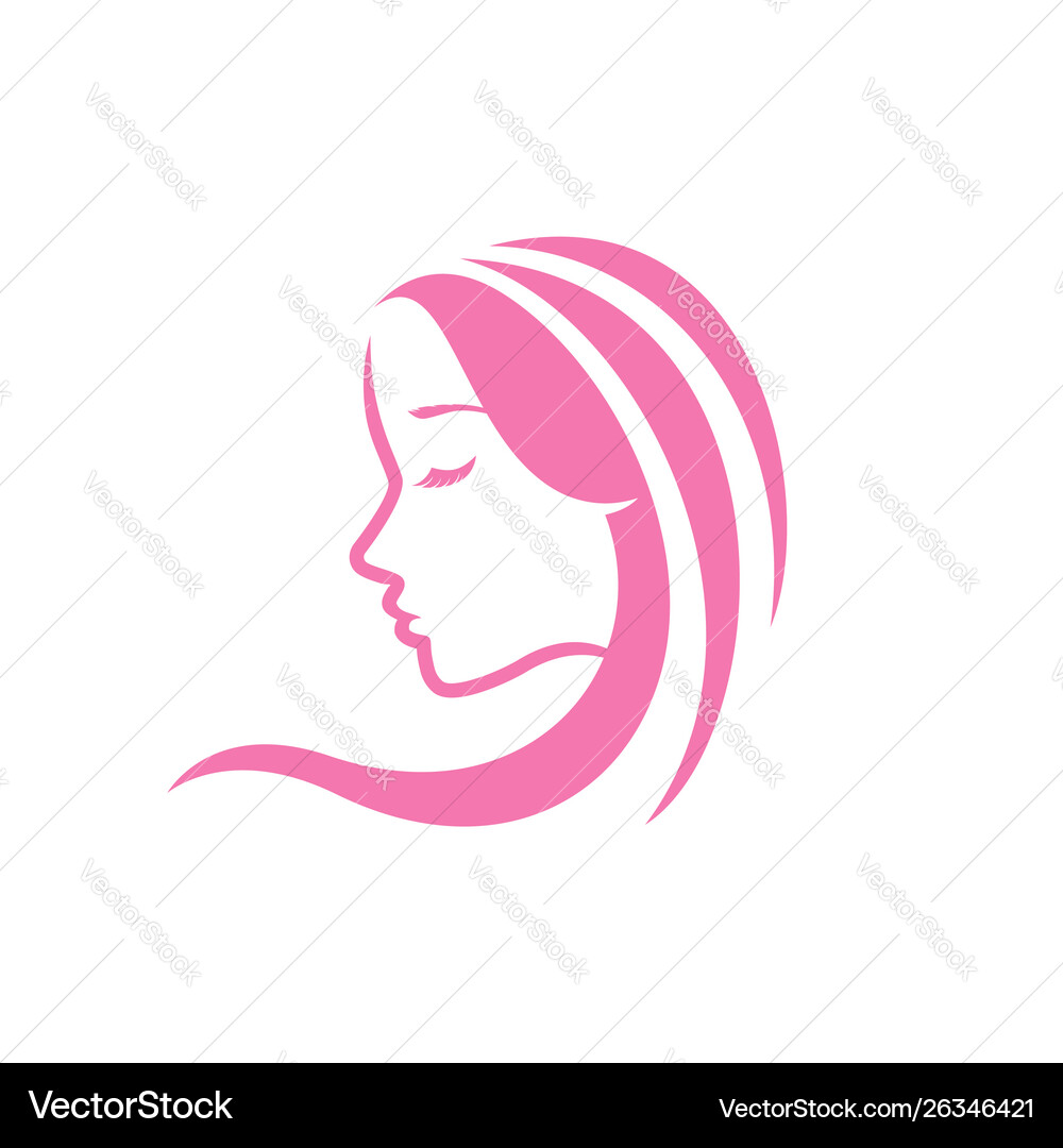 Beauty makeup and cosmetic logo design template Vector Image