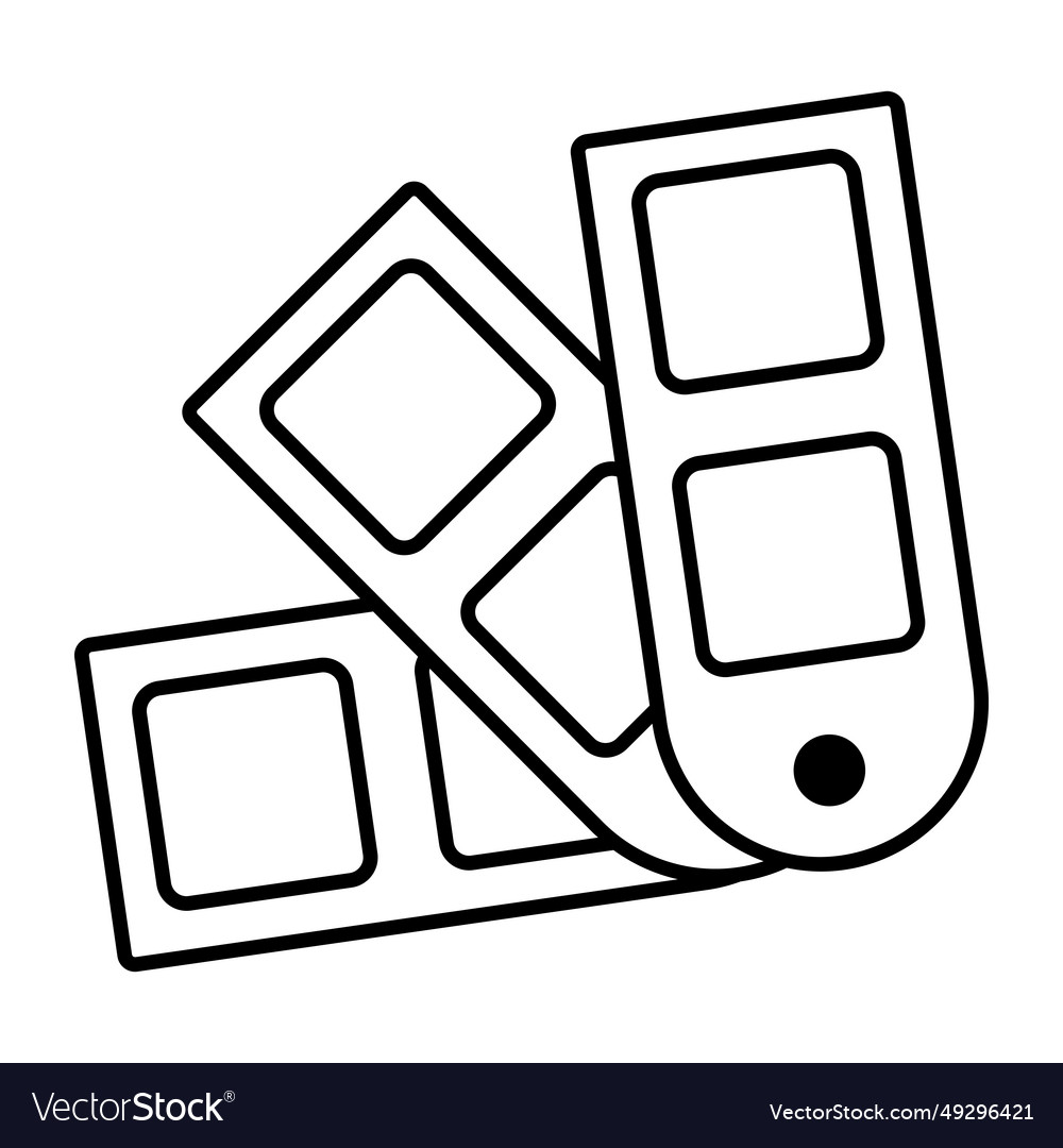 Colour swatch Royalty Free Vector Image - VectorStock