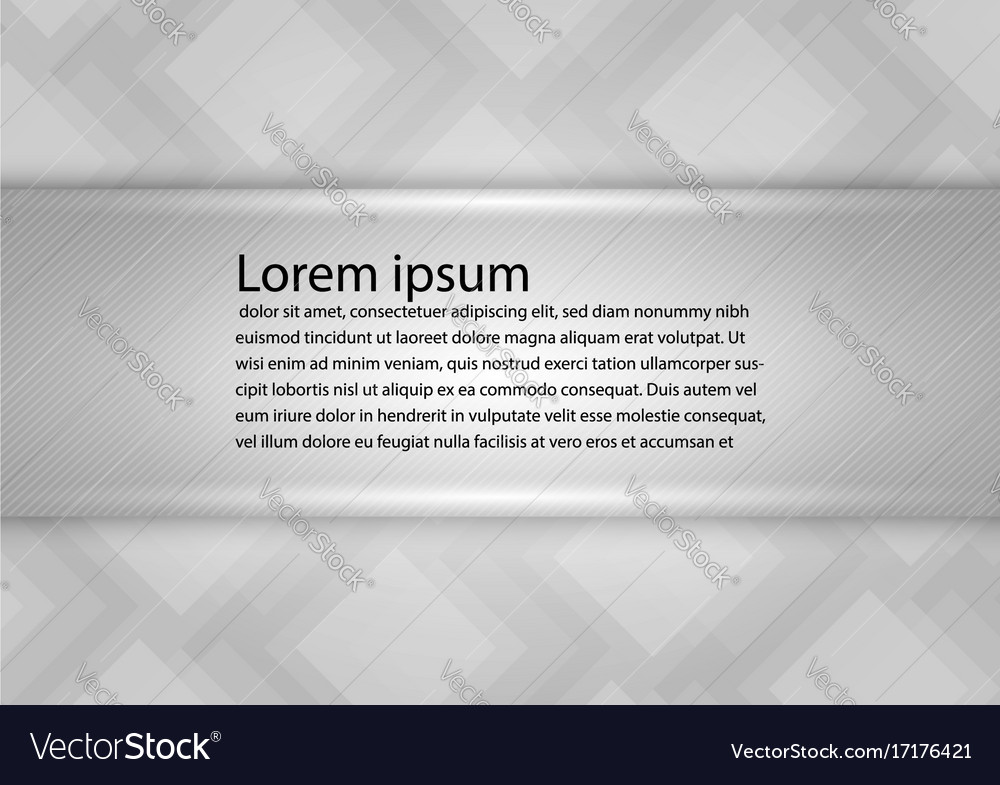 Gray square abstract background Royalty Free Vector Image