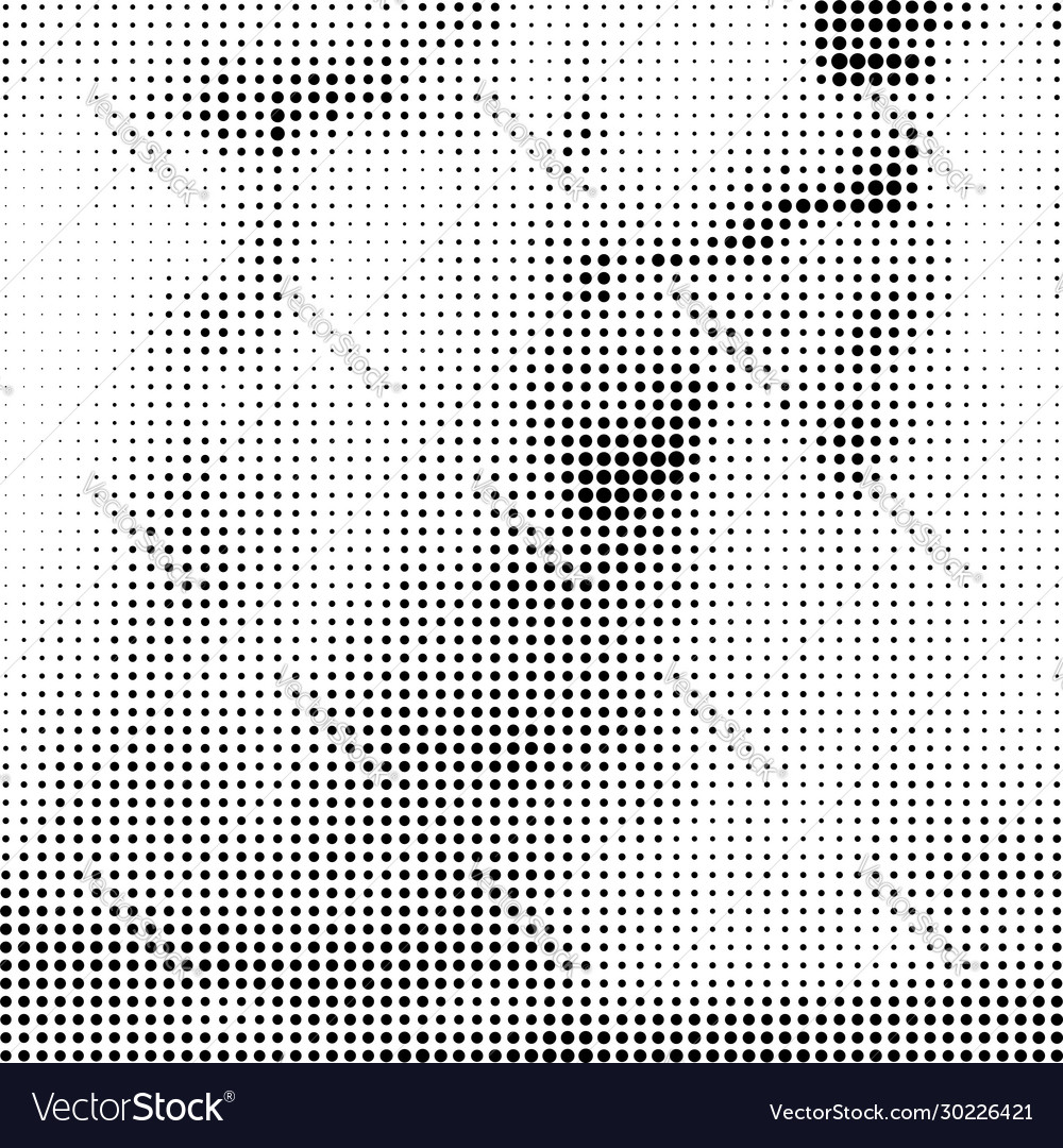 Halftone pattern set dots dotted texture Vector Image