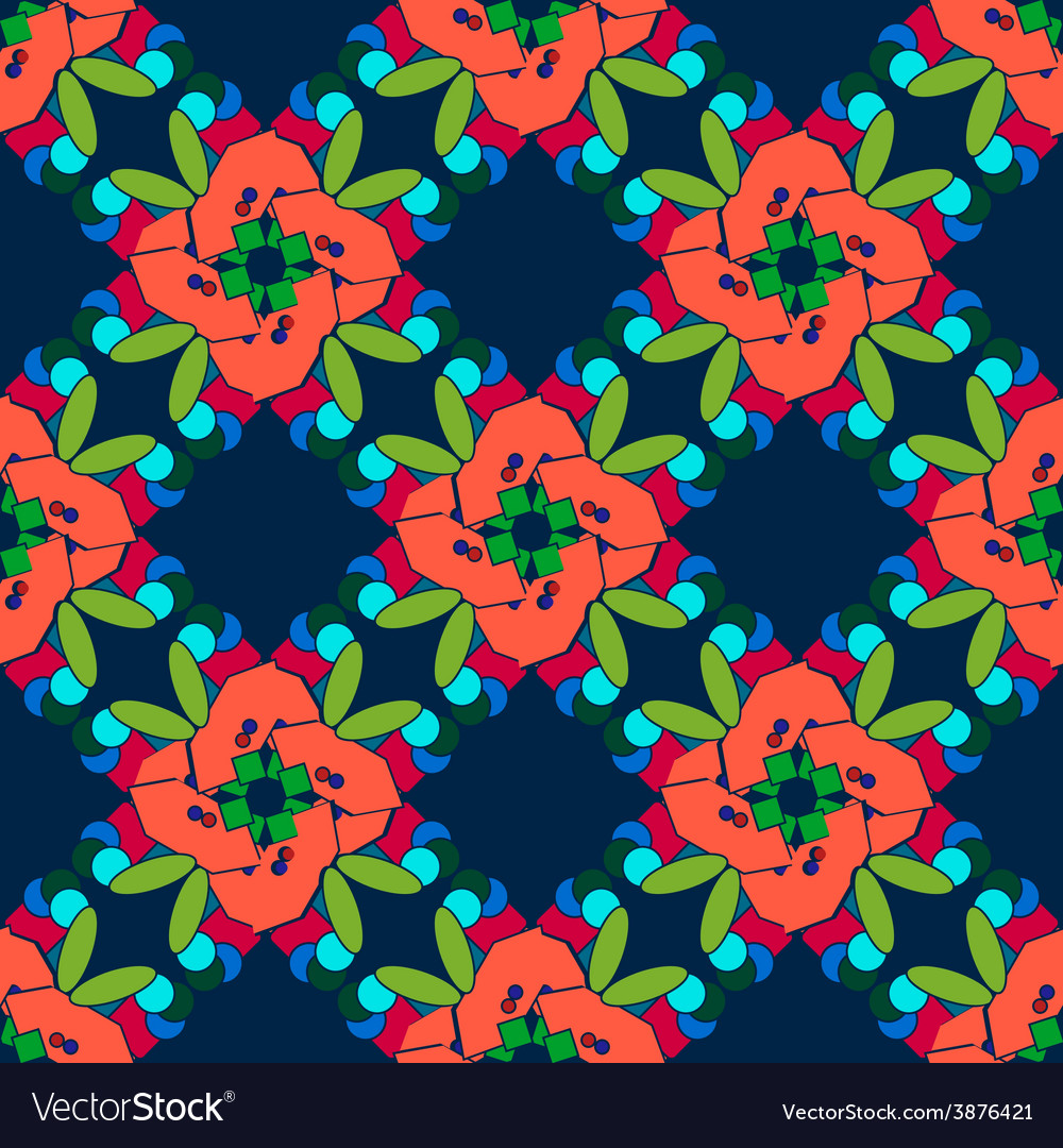 Kaleidoscope pattern Royalty Free Vector Image