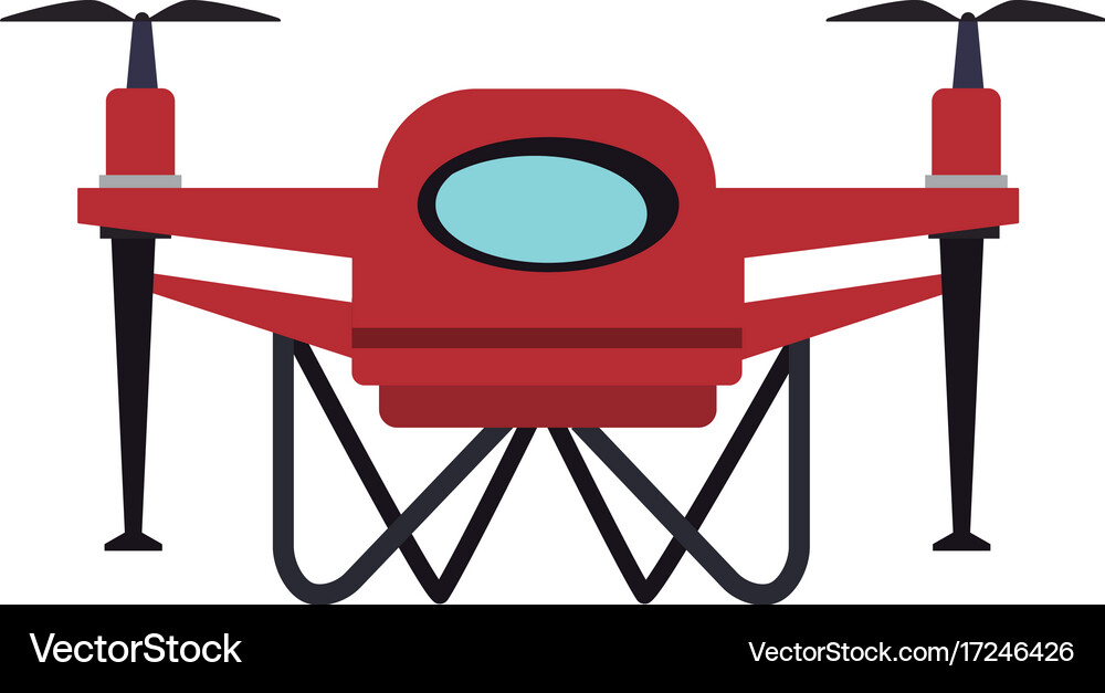 Drone technology unmanned aerial vehicle icon Vector Image