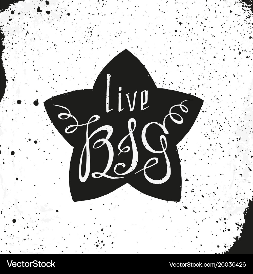 Handdrawn lettering design conceptual handwritten Vector Image