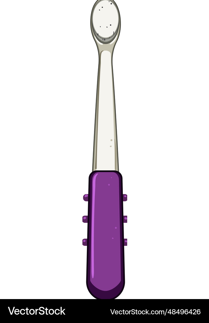 Mouth kid toothbrush cartoon Royalty Free Vector Image