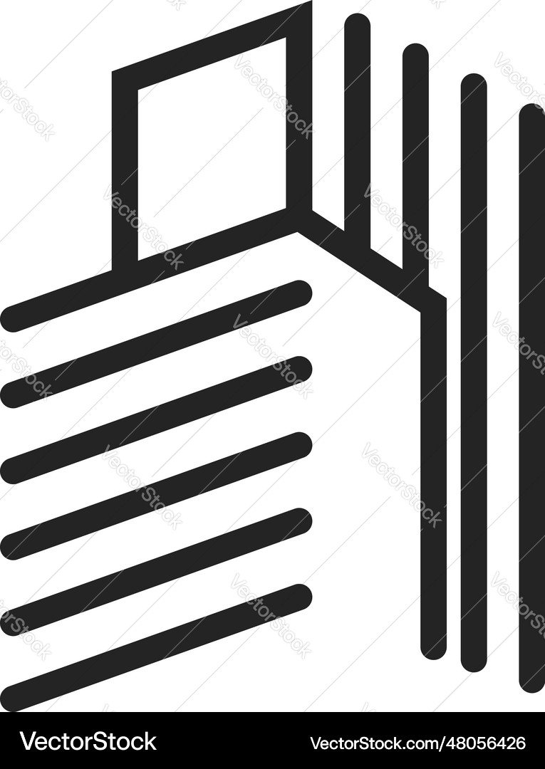 Property logo template icon brand identity Vector Image