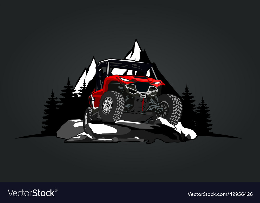 Utv design Royalty Free Vector Image - VectorStock