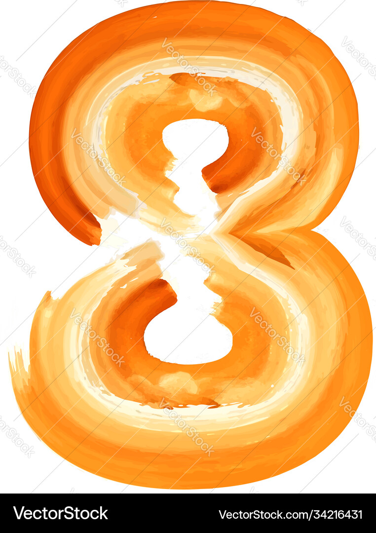 Abstract oil paint number 8 Royalty Free Vector Image