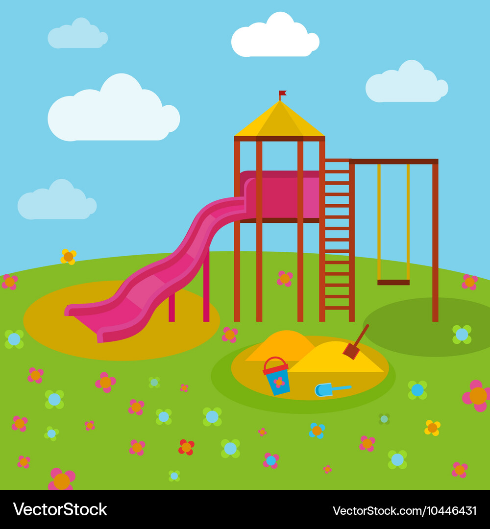 Children Playground 04 A Royalty Free Vector Image