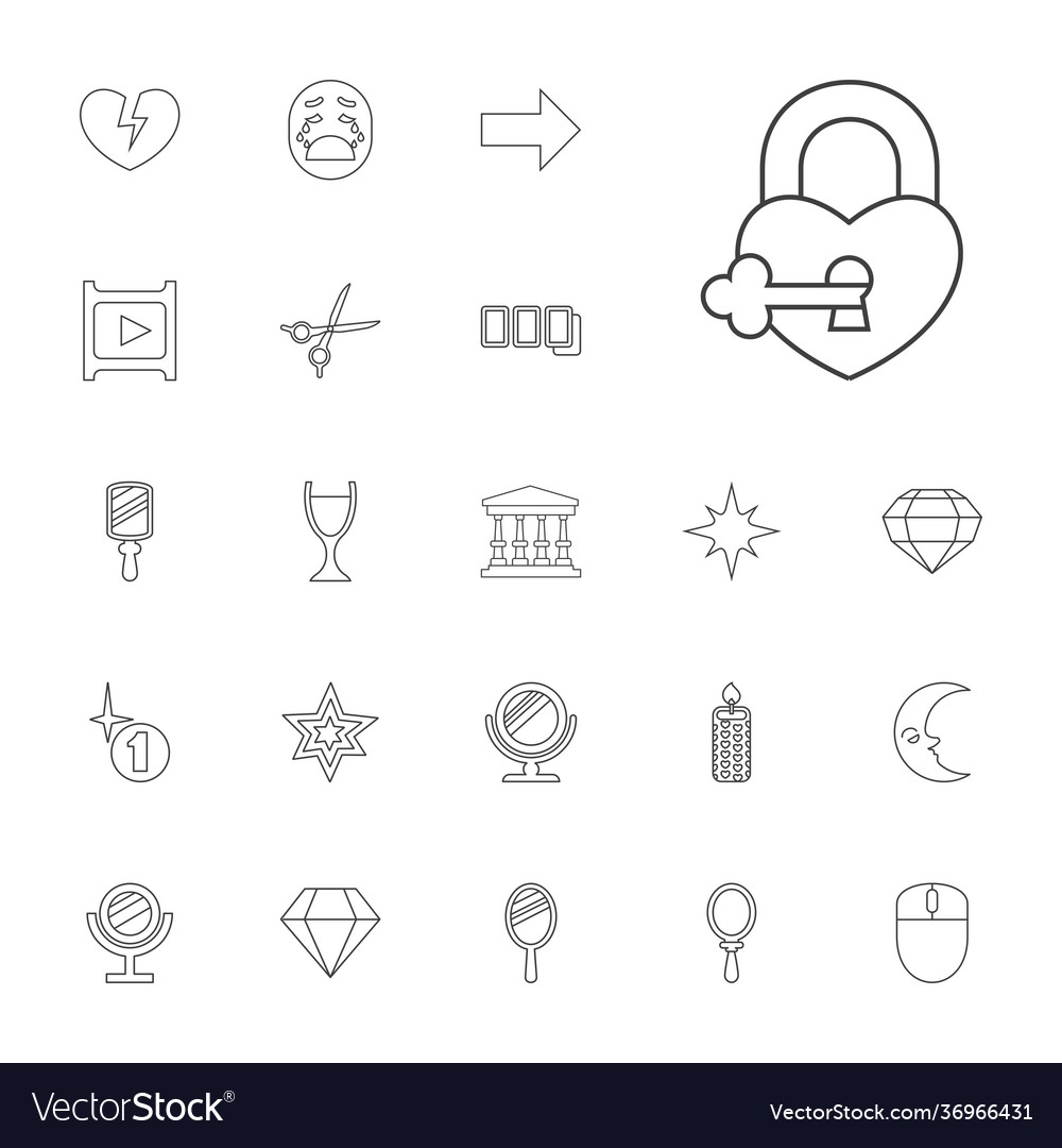 Shiny icons Royalty Free Vector Image - VectorStock
